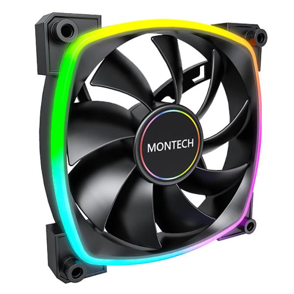 Buy Montech RX140 ARGB 140mm Black PWM Fan at Best Price Online at ...