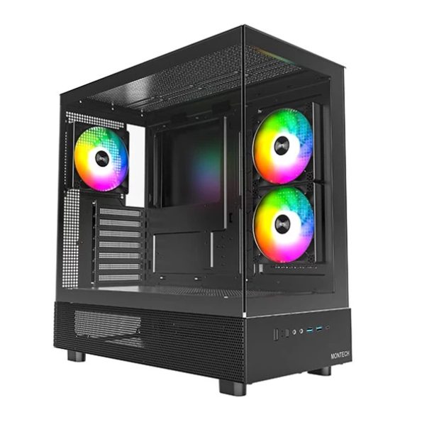 Buy Montech XR Mid-Tower ATX Cabinet (Black) at Best Price Online at ...