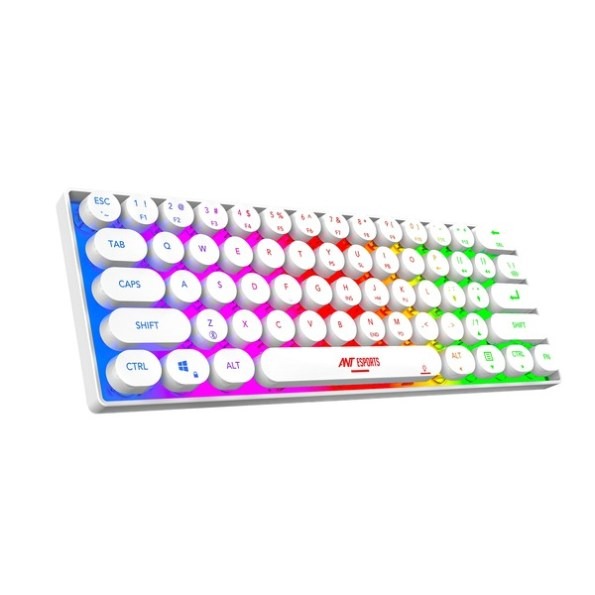 Buy Ant Esports MK1500 Mini Retro Wireless Gaming Keyboard Membrane ...