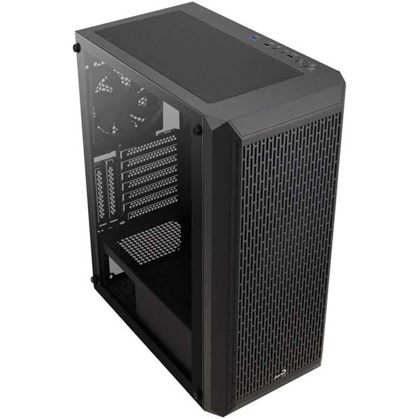 Buy Aerocool Beam V1 ATX Mid Tower WITH 1 Black Fan Cabinet (Black) at ...