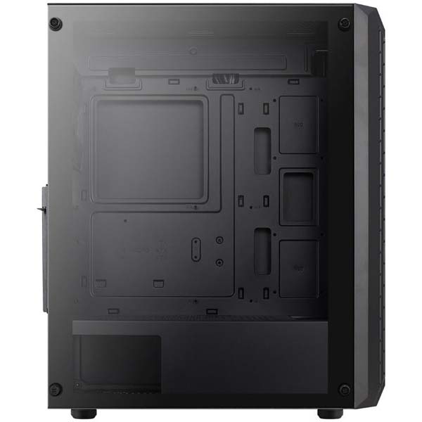 Buy Aerocool Beam V1 ATX Mid Tower WITH 1 Black Fan Cabinet (Black) at ...